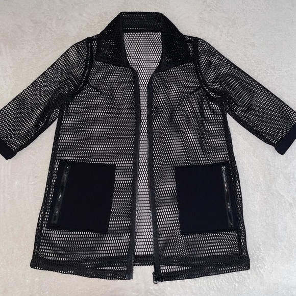 Vintage | Jackets & Coats | Vintage Fish Net Quarter Sleeve Jacket ...